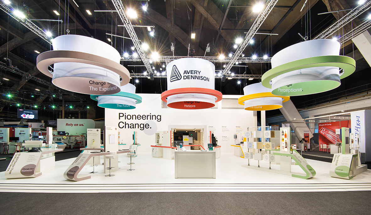Avery Dennison Presents Labelexpo Booth Made from Label Waste ...