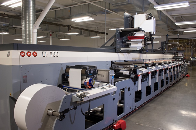 Hub Labels Installs MPS EF Press - Flexographic Technical Association
