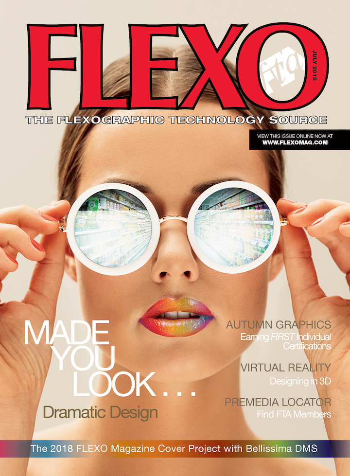 The 2018 FLEXO Magazine Cover Project Used Design & Software to Push Flexography Past Offset ...