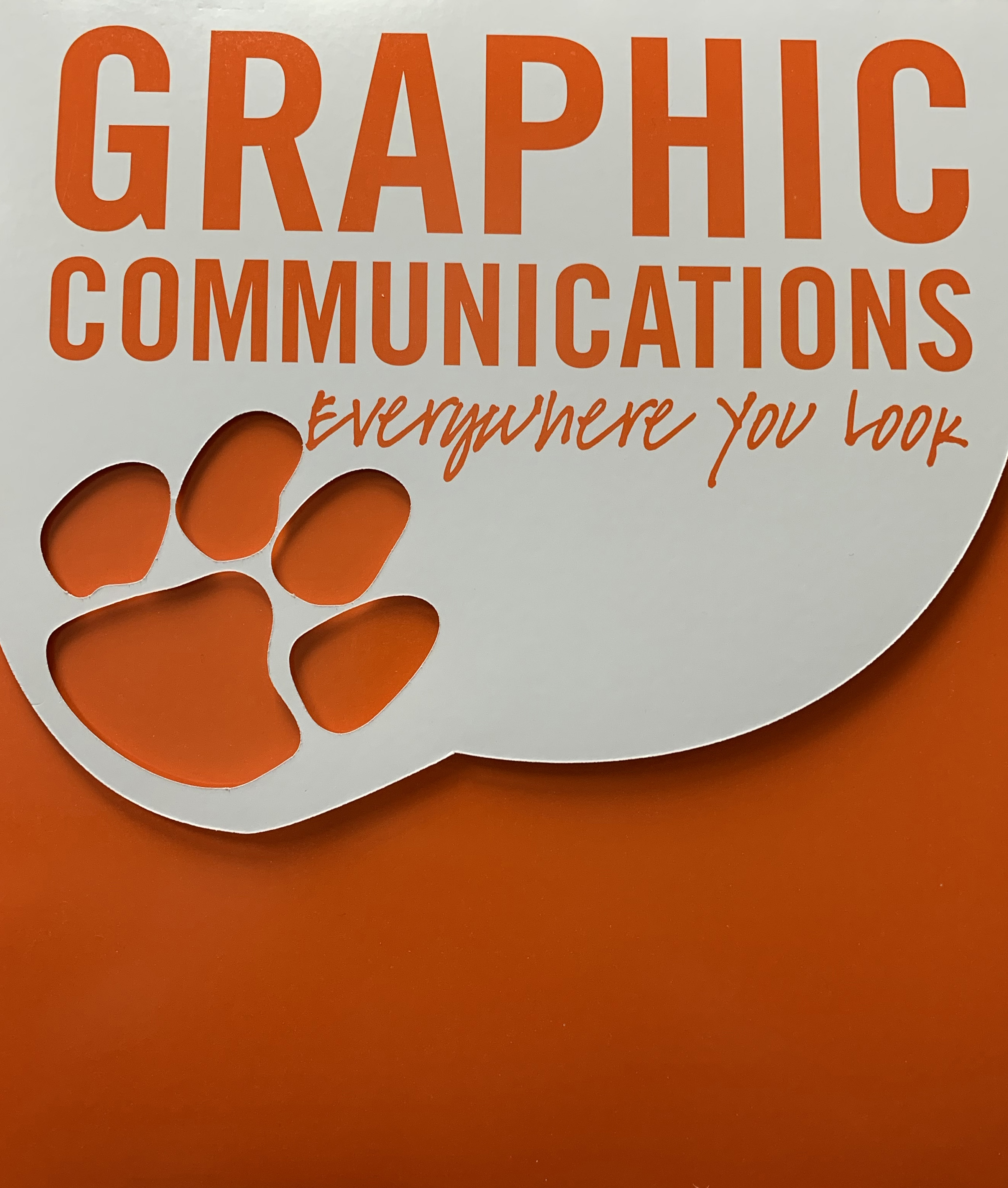 Clemson University Graphic Communications Matchbook printed by Clemson ...