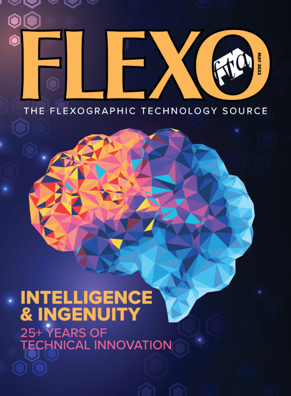 FLEXO Magazine May 2022 cover - Flexographic Technical Association