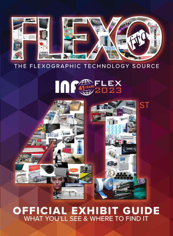 FLEXO Magazine March 2023 cover - Flexographic Technical Association