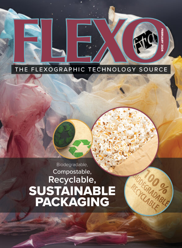 FLEXO Magazine February 2024 cover - Flexographic Technical Association